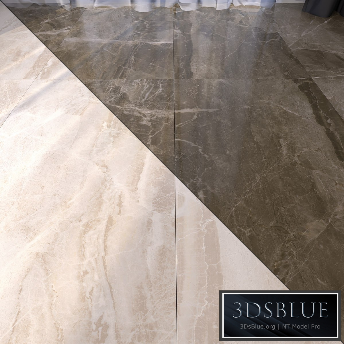 Marble Floor Set 17 - Vray Material