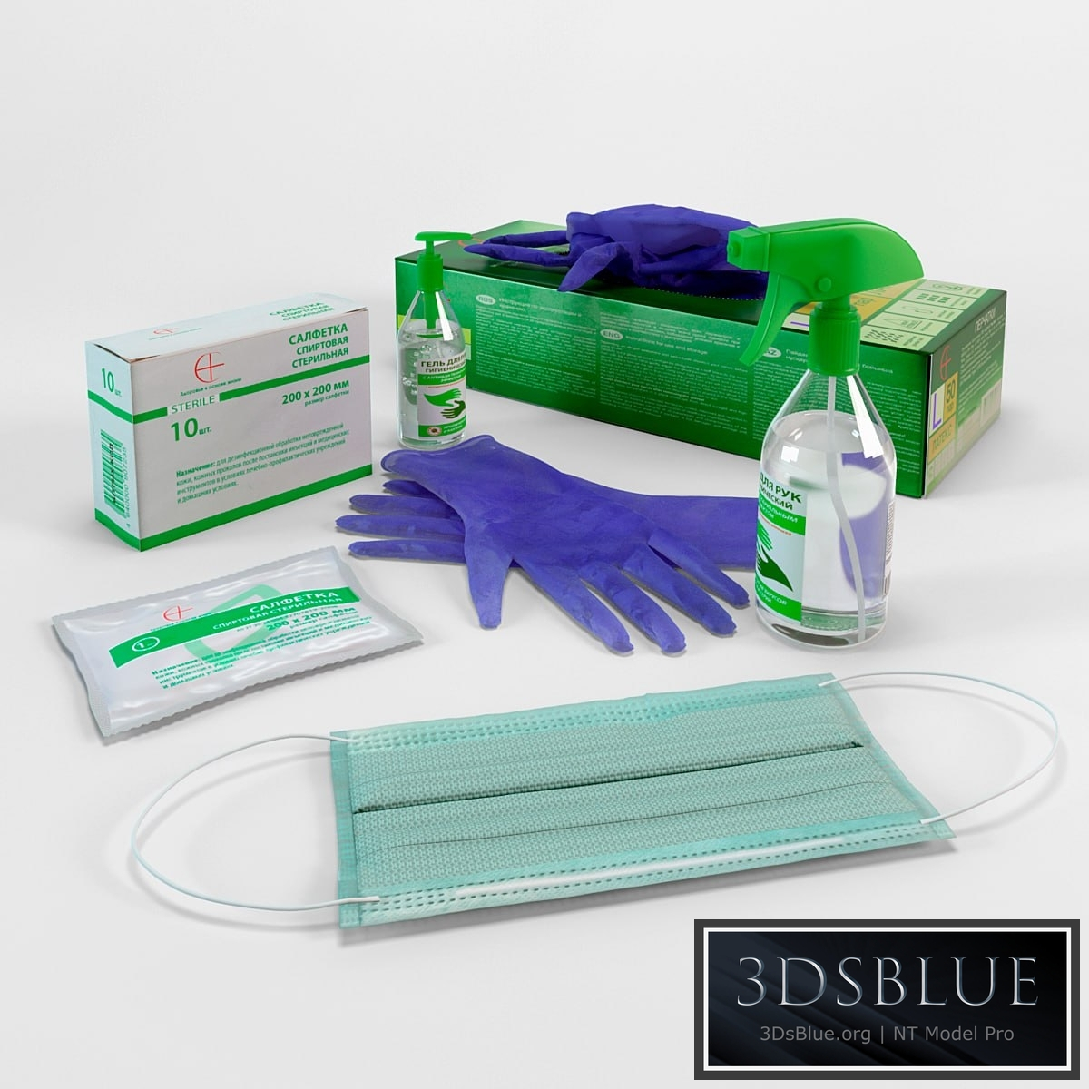 Antiseptic kit against COVID-19