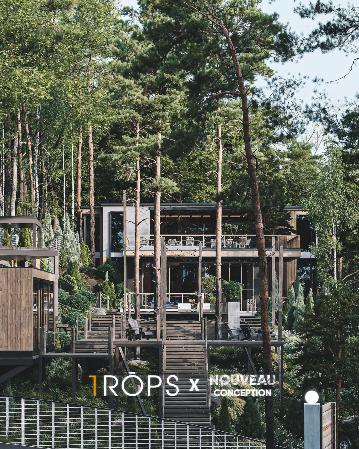 TROPS Studio - Free 3D Homestay Exterior Model Download