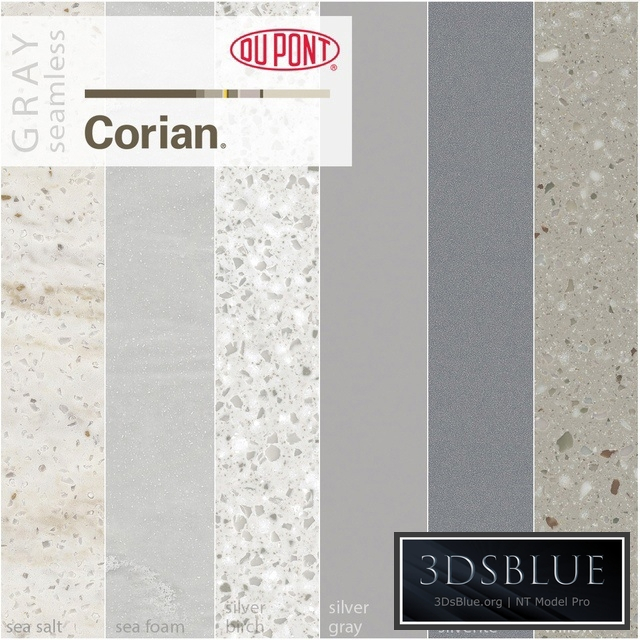 Dupont Corian Kitchen Countertops Gray 2