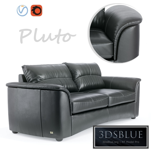 Leather Sofa Pluto