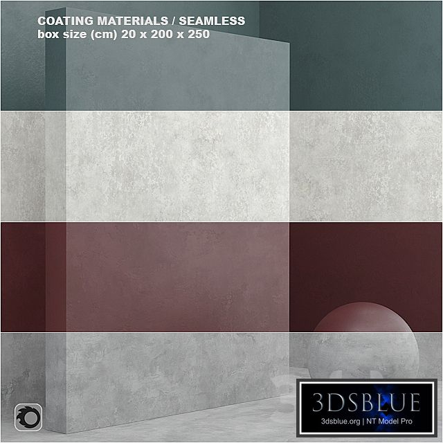 Material (seamless) - coating, plaster set 34