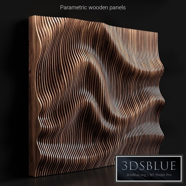 Parametric wooden panels