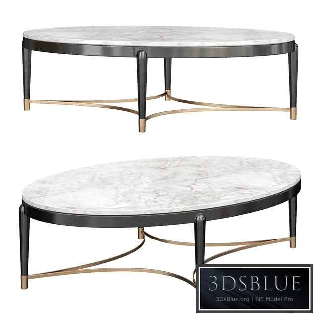 OSCAR MARBLE TOP COFFEE TABLE