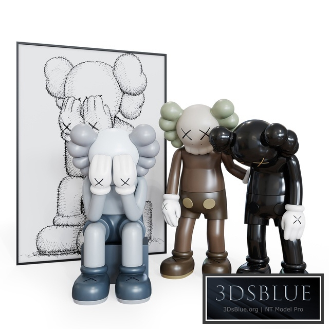 CRYING KAWS set