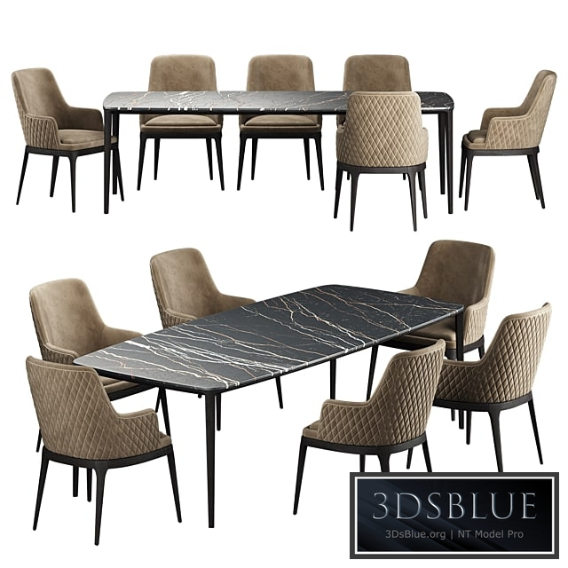 Poliform HENRY Table EDNA Chair