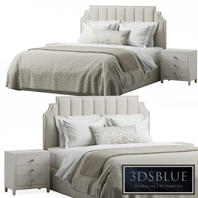 Princeton Step Rectangular Upholstered Bed