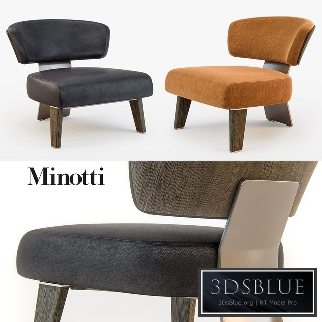 Minotti CREED Armchair WOOD