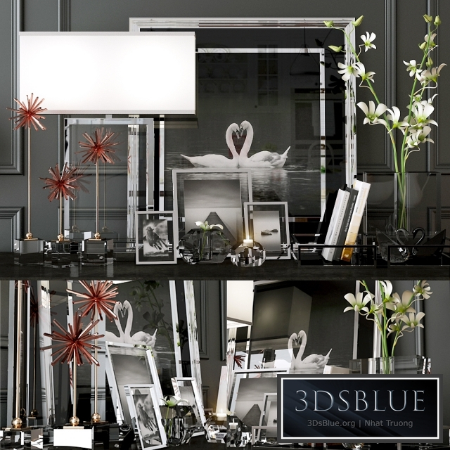 Crytal decor set