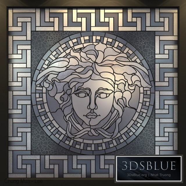 Stained glass VERSACE