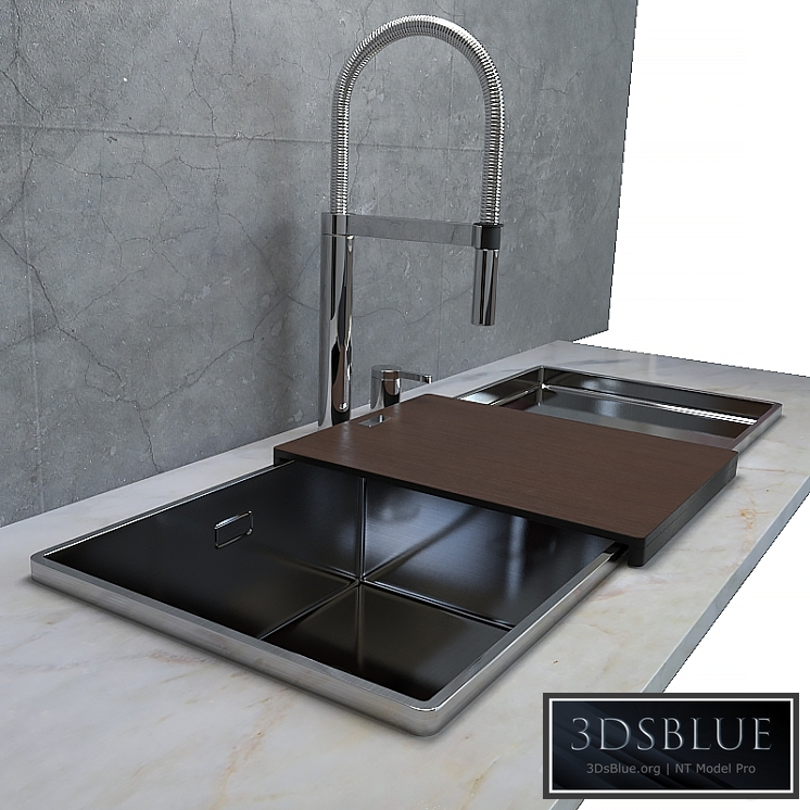 Washing Blanco Attika and mixer Blanco culina-s duo