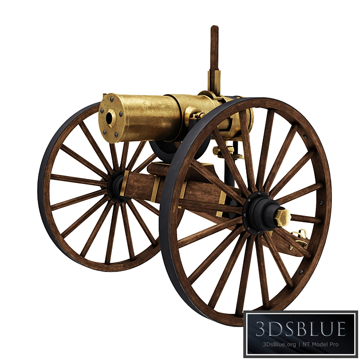 Antique Bronze Gun