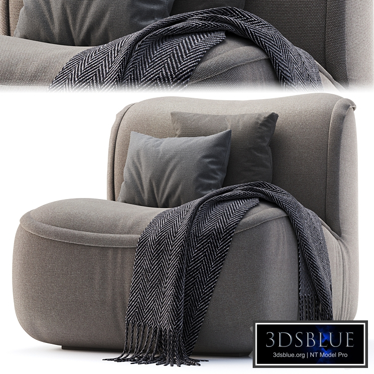 Pair of "Calida" Lounge Chairs Des. Arch. Giudici