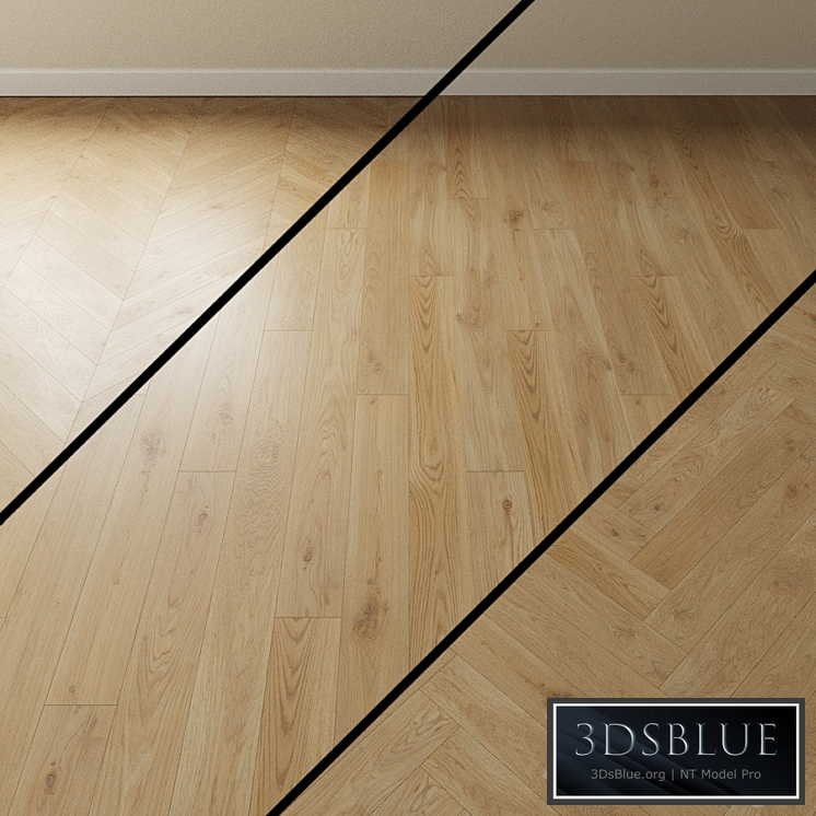 Parquet oak Coswick. Inspire PASTEL bleached