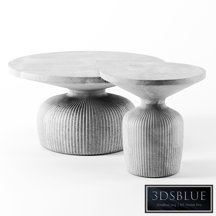 Tambor concrete tables by Westelm