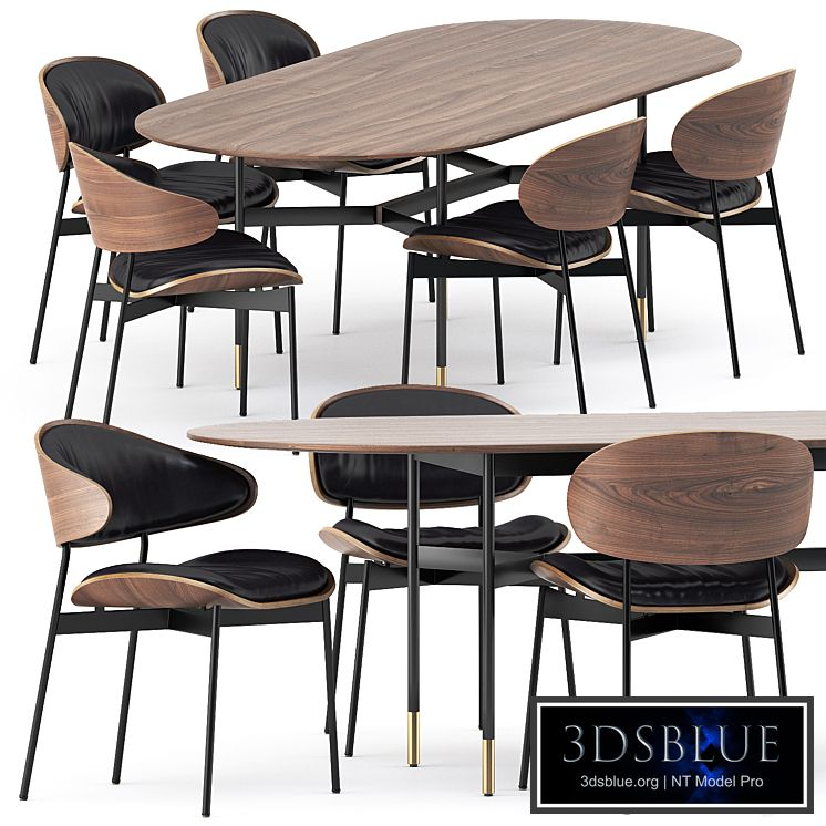 HARRI TABLE and LUZ CHAIR by more