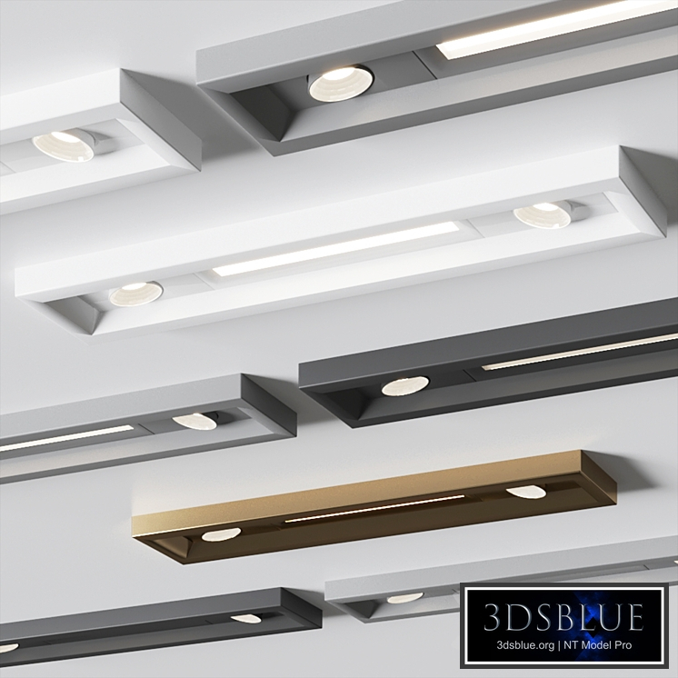 Modular Lighting Fixtures QBINI GENERAL LED recessed ceiling lamp Desi