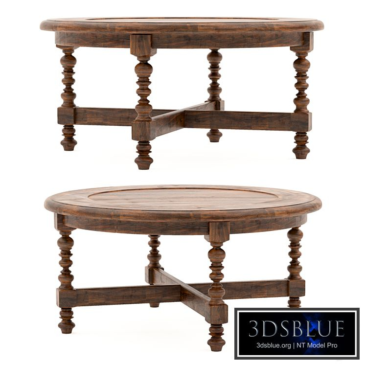 Uttermost Samuelle Reclaimed Wood Coffee Table