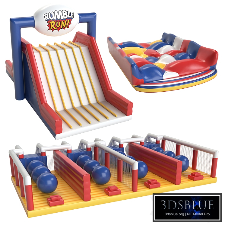 Large obstacle course Miss Muddy (set 1)