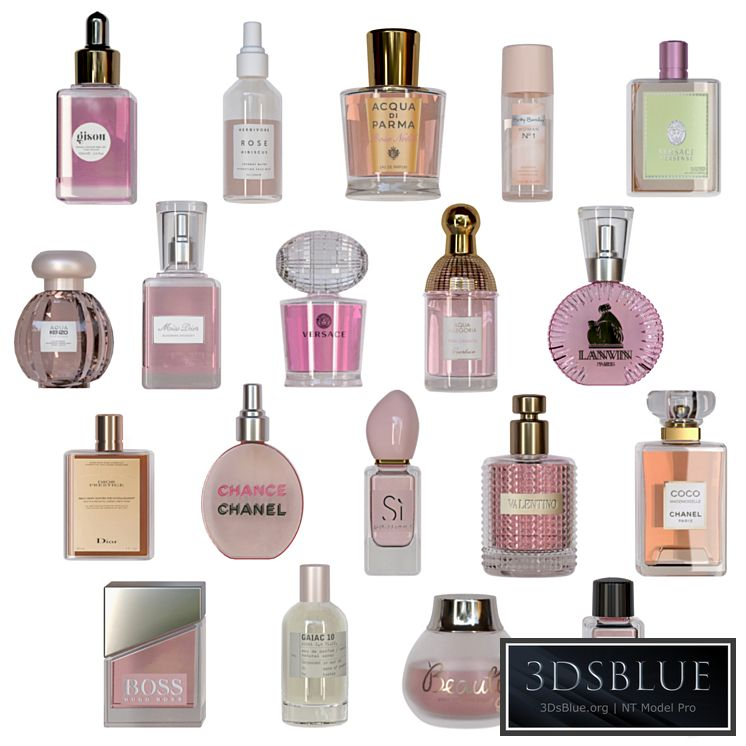 Perfume collection. Bathroom Accessories