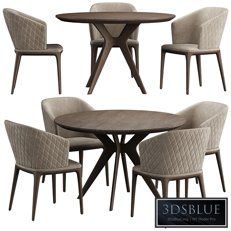 LOUISE Chair Clark Table