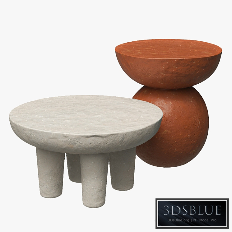 Clay side tables