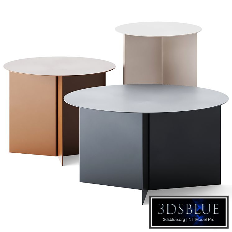Round Coffee Tables Slit by Hay