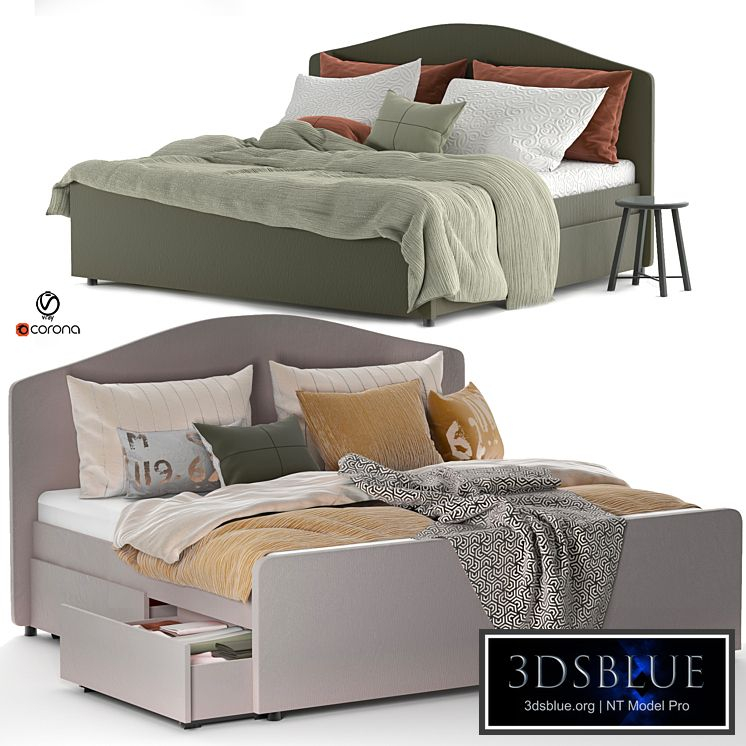 Ikea Hauga Bed Queen set 31