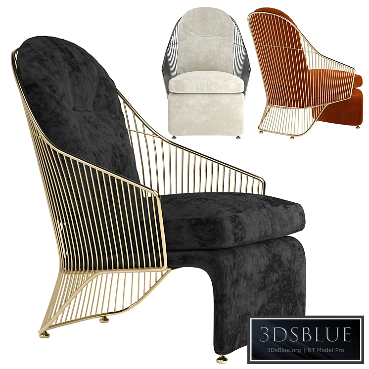 Minotti colette armchair