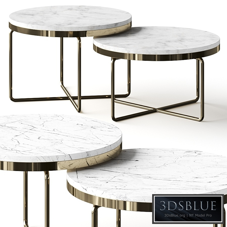 Nordic Studio Lounge Nesting Coffee Tables