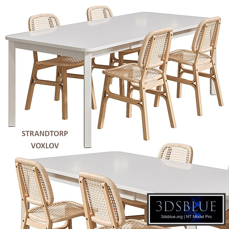 STRANDTORP / VOXLOV IKEA table and chairs