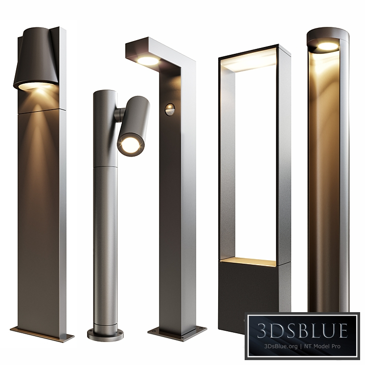 Lucide bollard lights