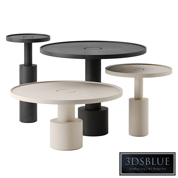 Pilar side tables by Baxter