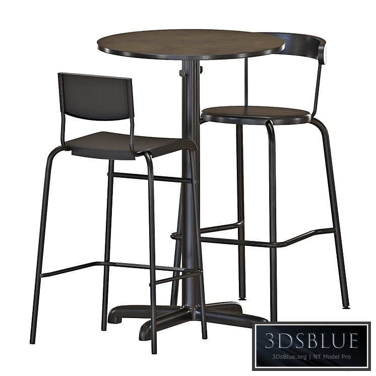 IKEA STENSELE Bar Table and Stools