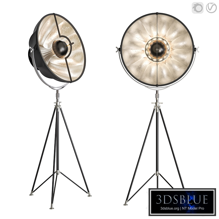 FORTUNY STUDIO 76 TRIPOD FLOOR LAMP Restoration Hardware