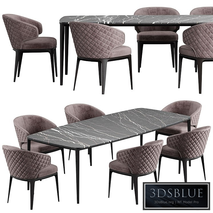 ATOM Chair Poliform HENRY Table