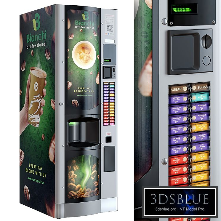 Coffee machine. Vending machine. Terminal. Bianchi