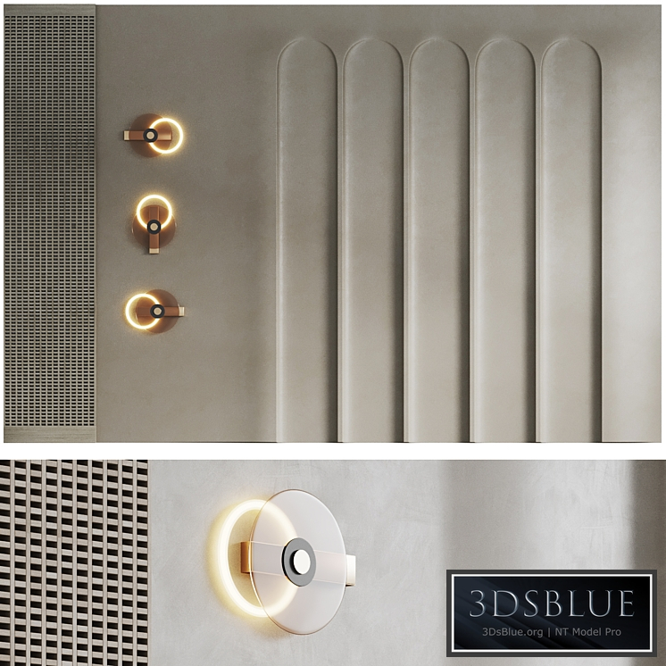 Decorative wall panel Coliseum (3 panels)