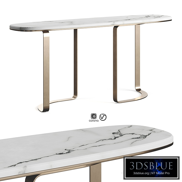 Constellation Marble Console LuxLucia Casa