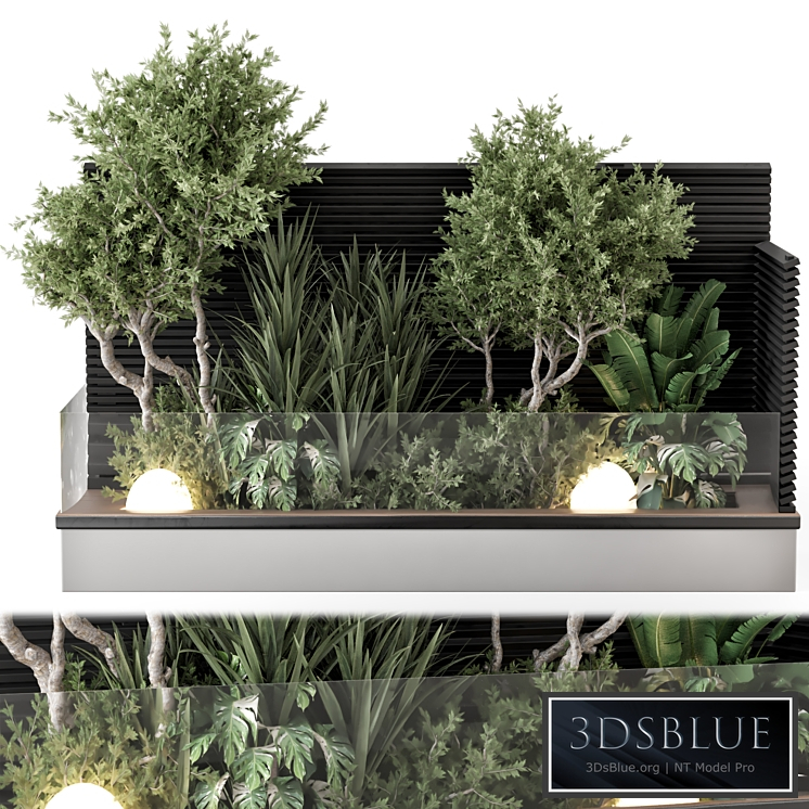 Backyard And Landscape Set Bush And Tree Set 1139