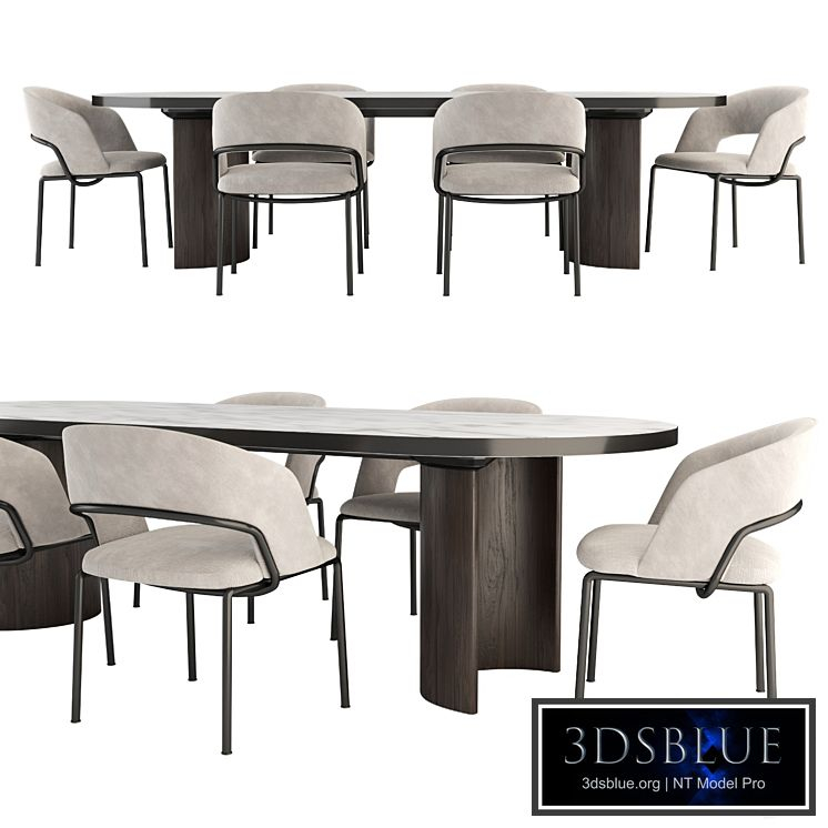 Alma Chair and Blevio Table