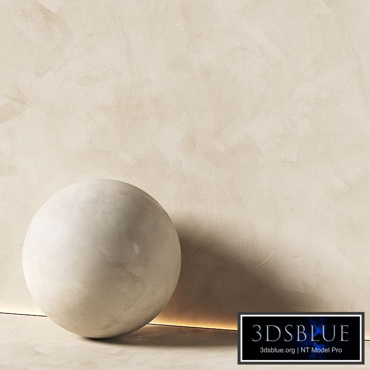 Decorative plaster beige