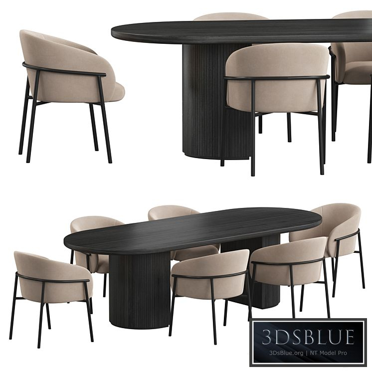 Gubi Moon Dining set