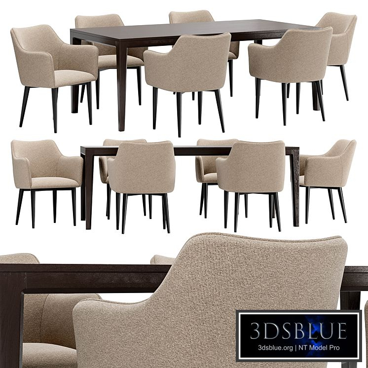 Moscow dining chair and Mavis table