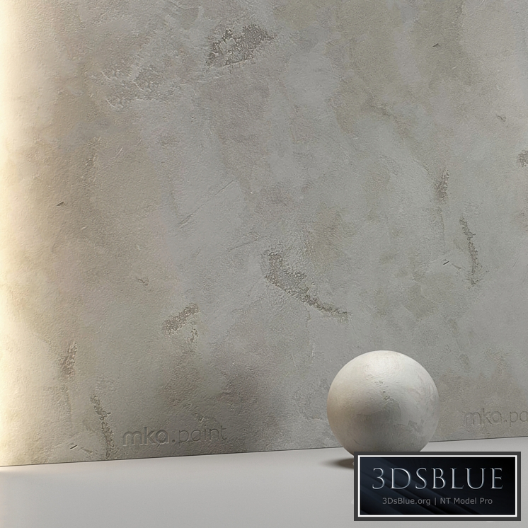 Multilayer decorative coating mka paint based on Flocaustico Antico