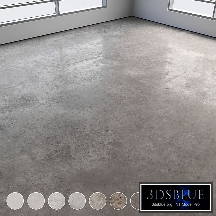 Self-leveling concrete floor No. 21
