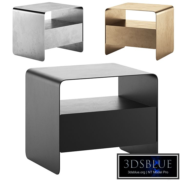 FOGLIO | Bedside Table by Flou
