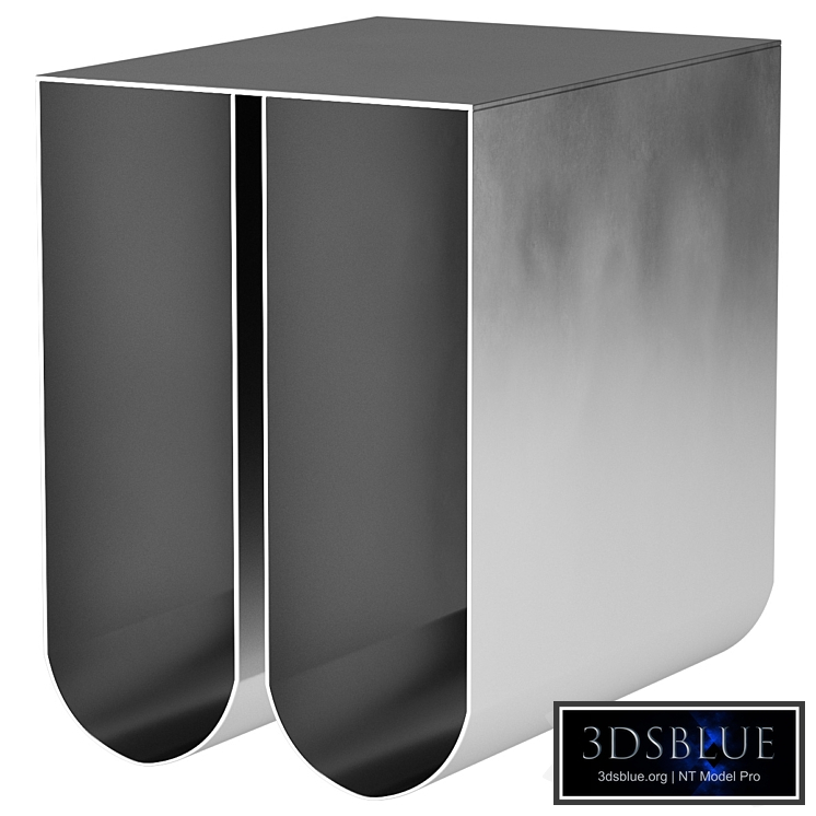 Curved side table