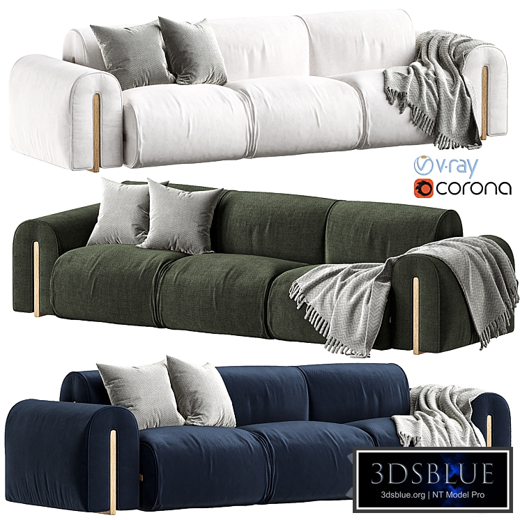 COLLE 3 seater Sofa by Natuzzi Italia