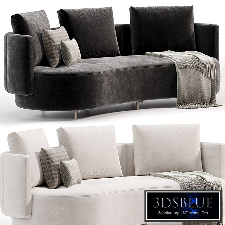 TORII BOLD Curved Sofa by Minotti